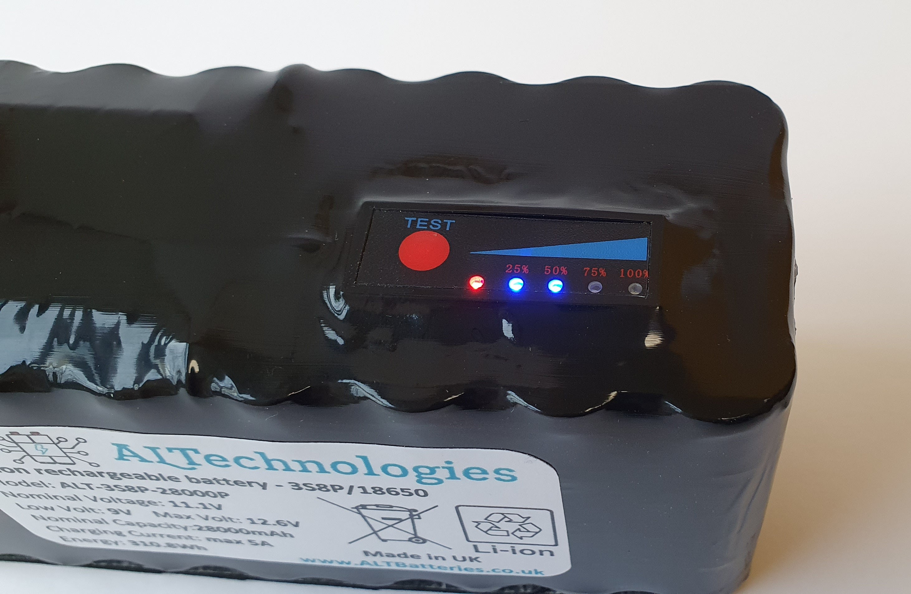 Waverunner MK3 / MK4 bait boat - 12V Li-ion compatible battery pack