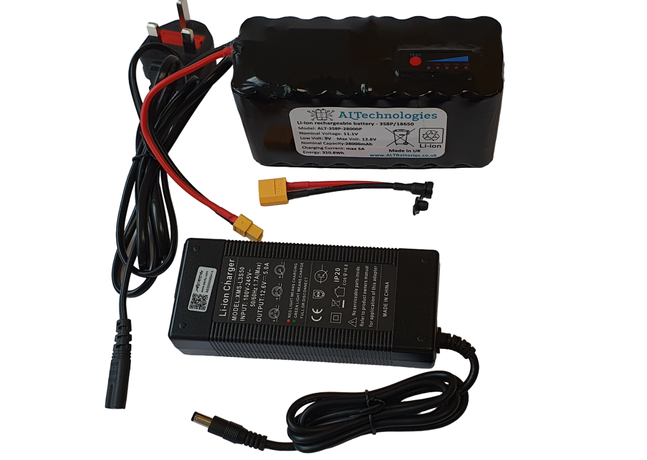 Waverunner MK3 / MK4 bait boat - 12V Li-ion compatible battery pack