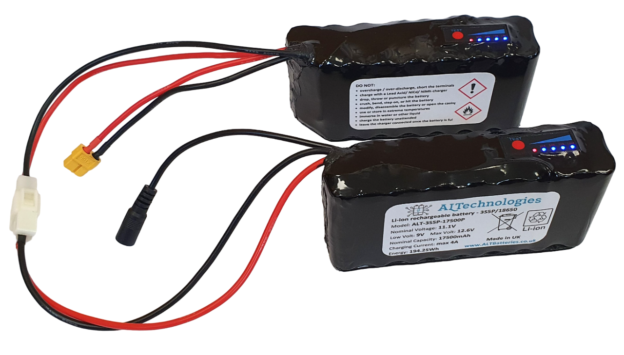 Cult Ranger bait boat - compatible Li-ion batteries packs