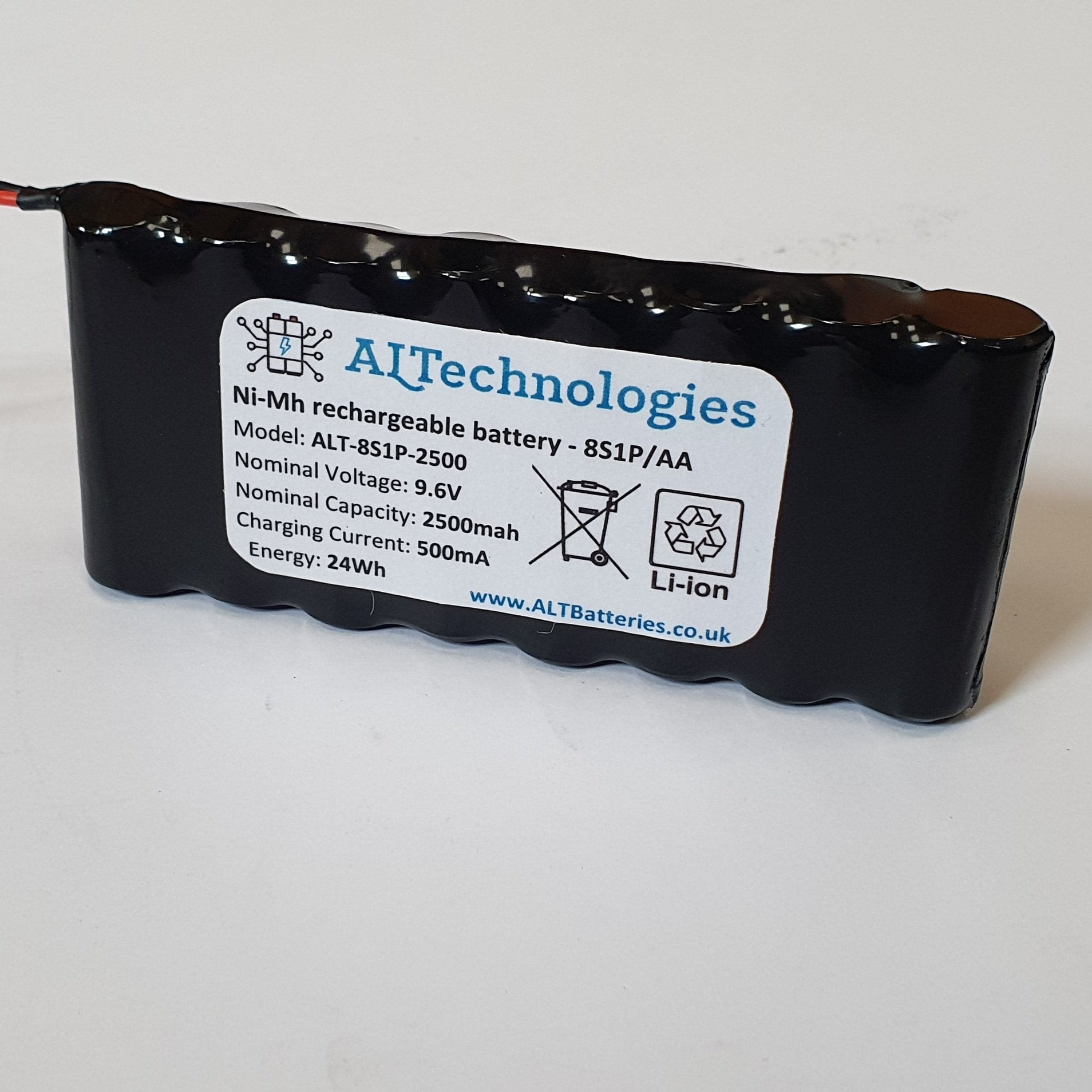 Angling Technics handset battery 8 cells - 9.6V 2500mAh