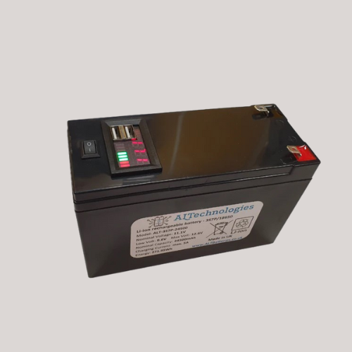 Waverunner MK3, MK4 & Atom 12V lithium battery with LED and USBs, volt