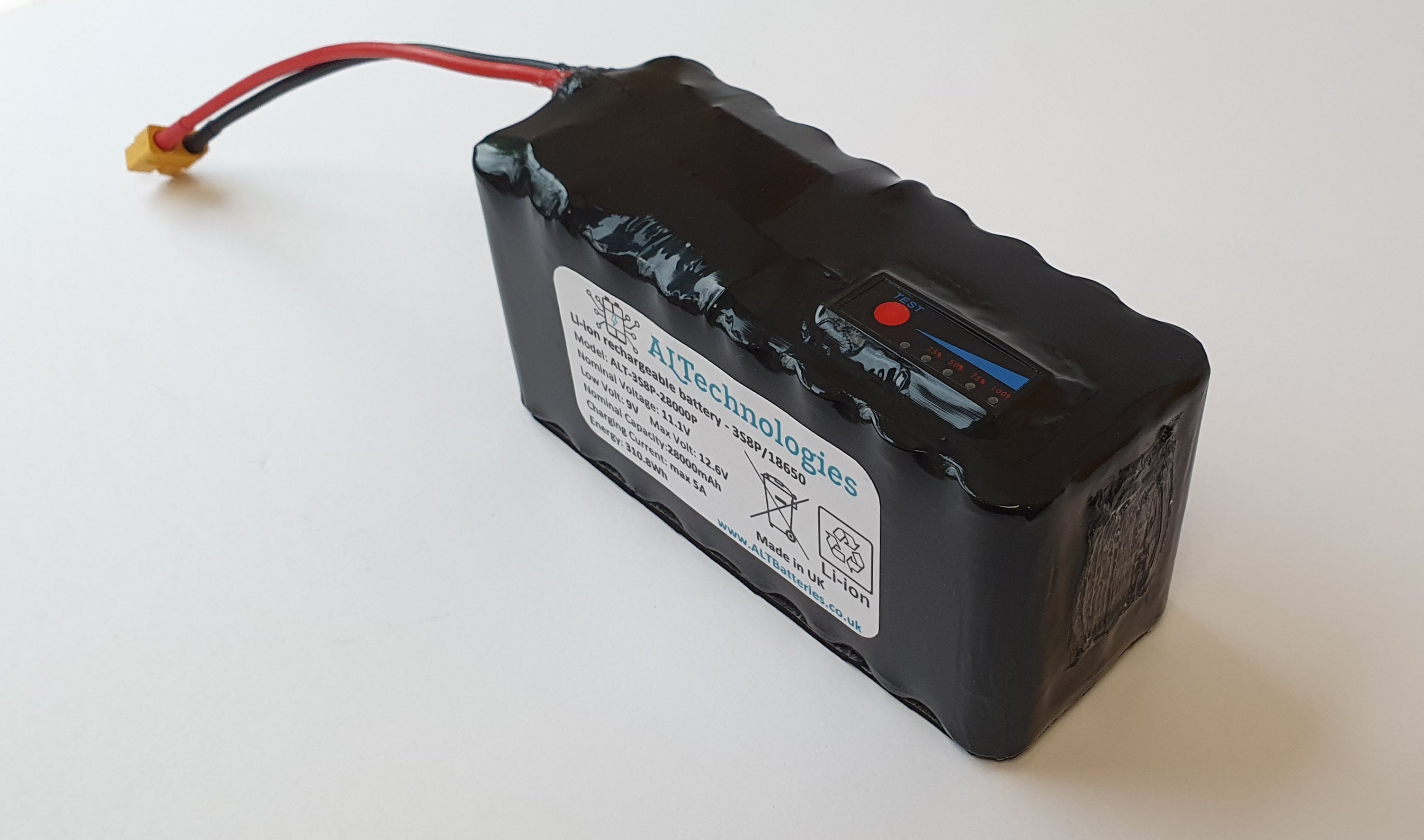 Viper bait boat - 12V Li-ion compatible battery pack , XT60
