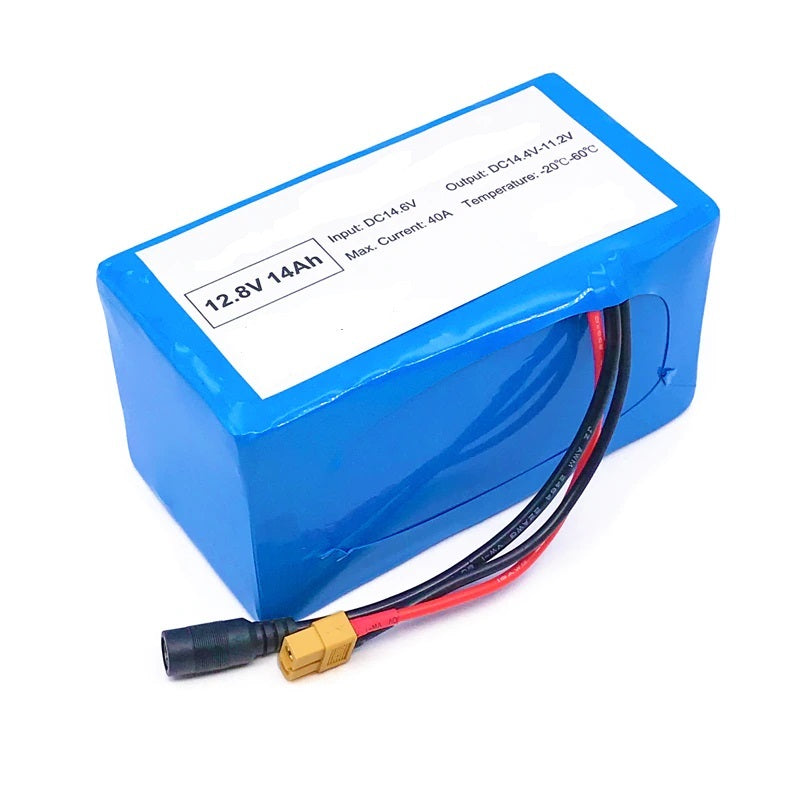 12V 12Ah LiFePo4 Battery Pack 12.8V 4S2P with 40A Balanced BMS for DIY
