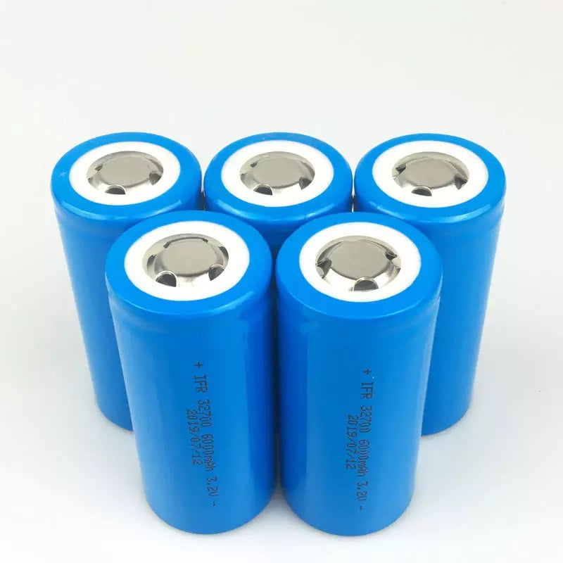 32700 LiFePo4 3.2V 6000mAh Battery flat top 3.3V 6Ah for DIY, ebike, p ...